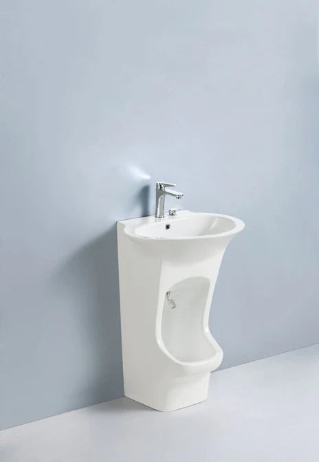 Wudu Wash Basin Ceramic Foot Basin Dual Level Bathroom Sink Elderly Mi ...